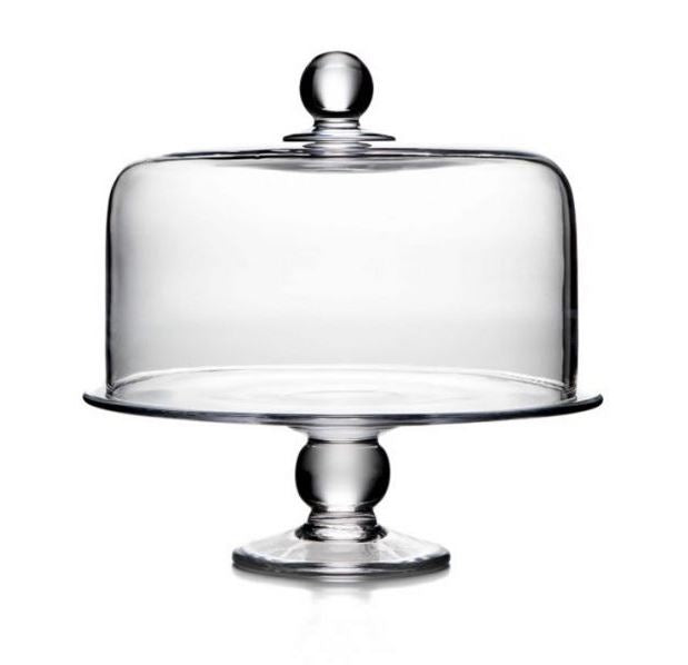 HARTLAND CAKE PLATE AND DOME SET-LARGE - Simon Pearce - 1757