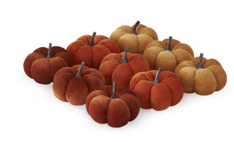 Orange Velvet Pumpkin