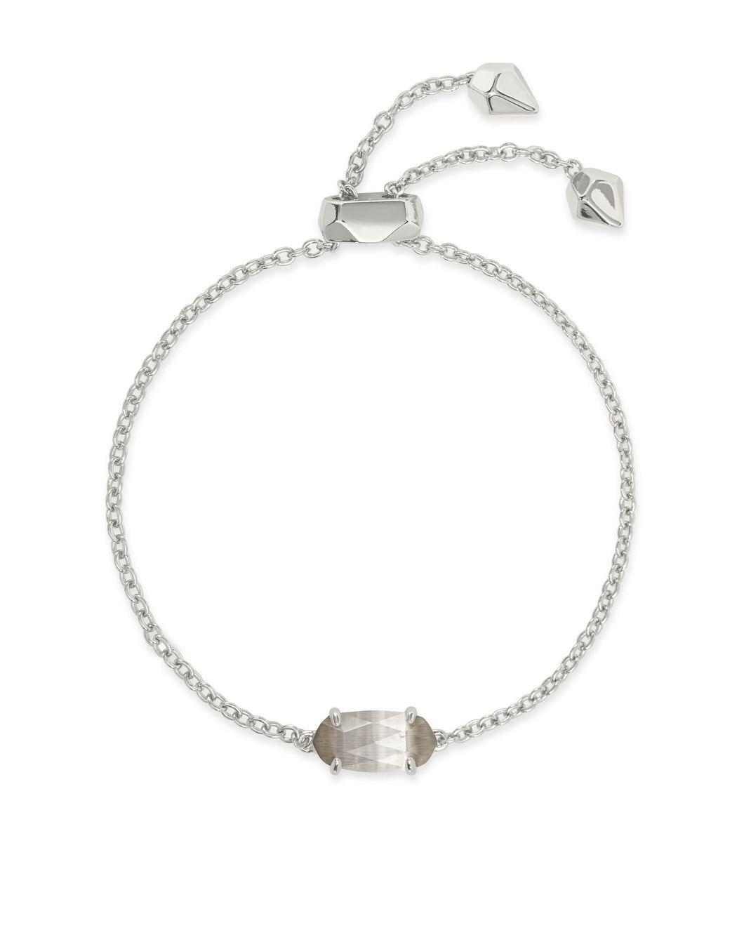 Everlyne Silver Chain Bracelet In Slate Cat's Eye | Kendra Scott ...