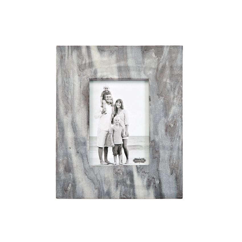 Large Gray Marble Raw Edge Frame | Frames - Ohio Home Accessories ...