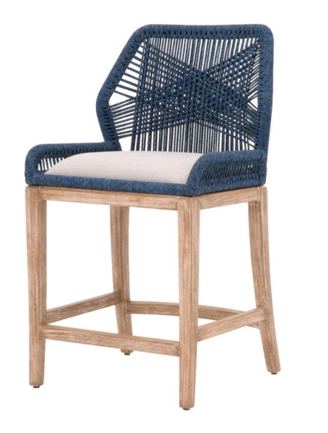 Indigo Loom Counter Stool - Home Furnishings - Laura of Pembroke
