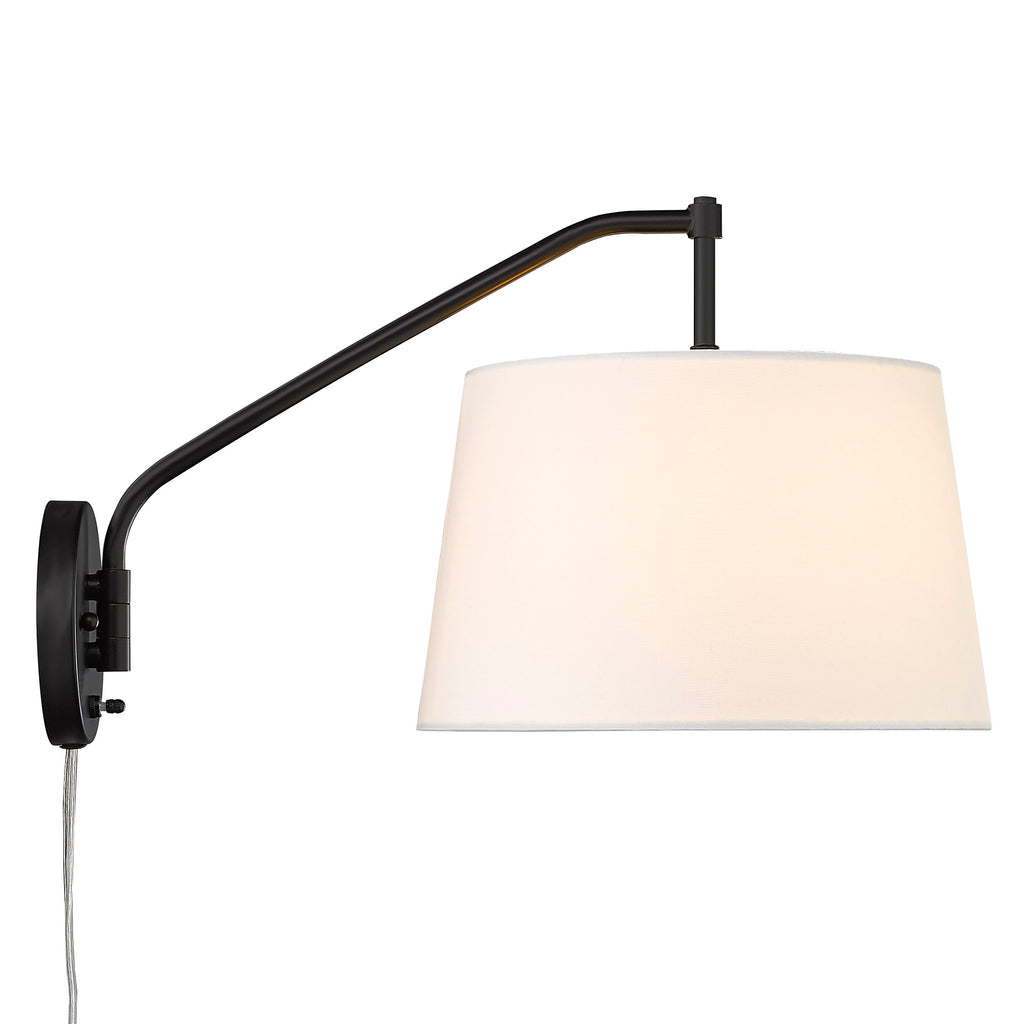 Ryleigh Articulating Wall Sconce In Matte Black - Lighting - Laura of ...